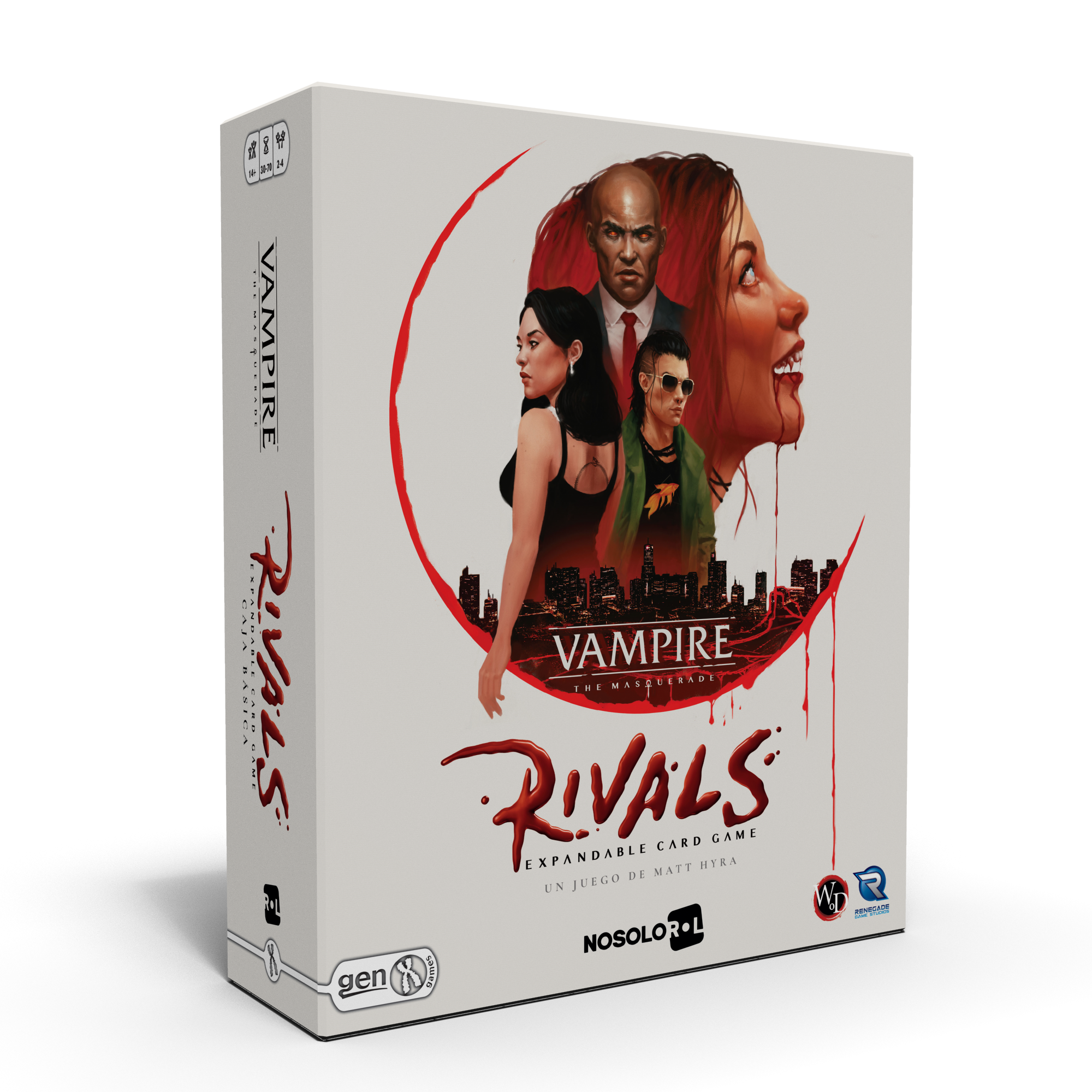 Ya puedes reservar Vampire: The Masquerade - Rivals, el juego de cartas ampliable - Nosolorol S.L.